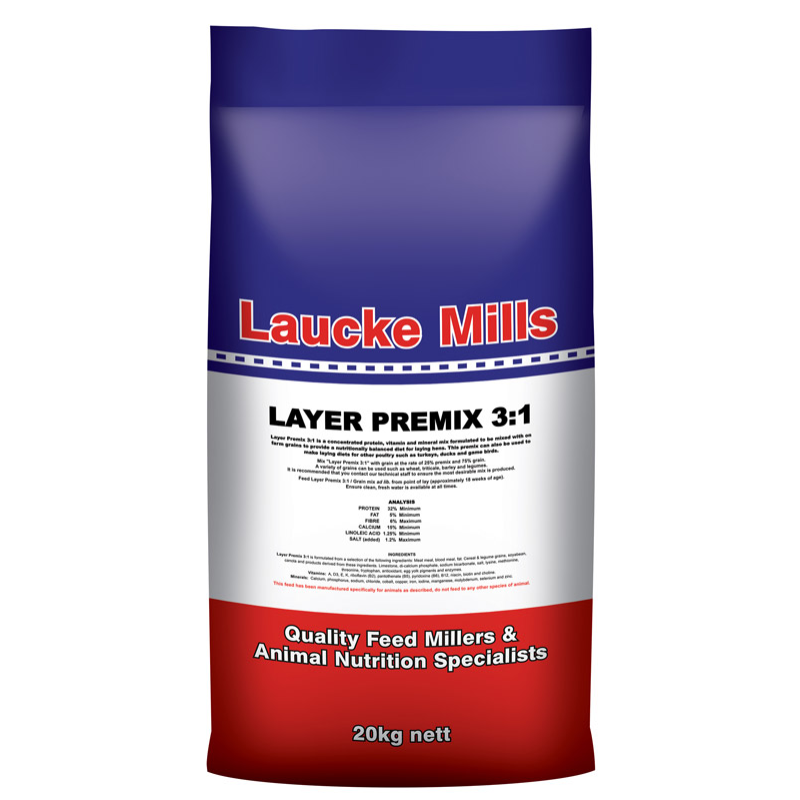 Laucke Mills | Layers Premix 3:1 20kg